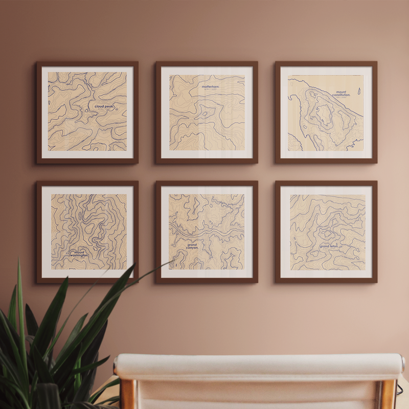 Topography Wall Art - Well Told