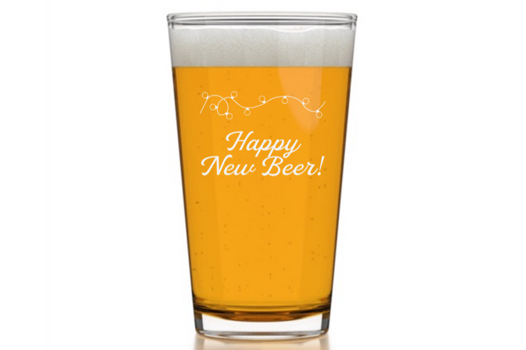 Custom Pint Glasses: Custom Etched & Printed Pint Glasses - Well Told