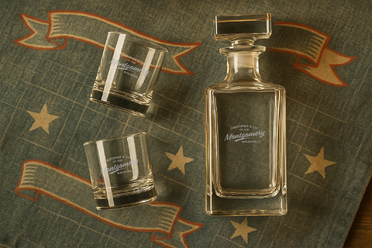 Personalized Whiskey Decanter Gift Set - Well Told