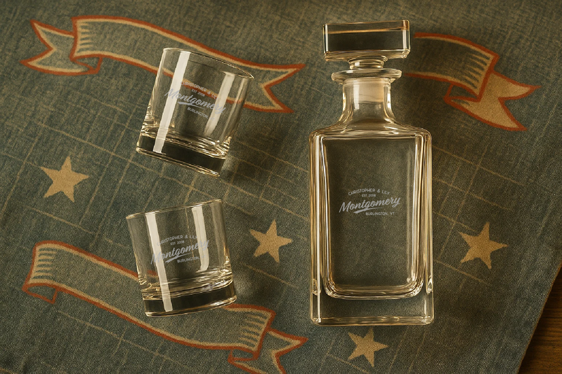 Personalized Whiskey Decanter Gift Set - Well Told