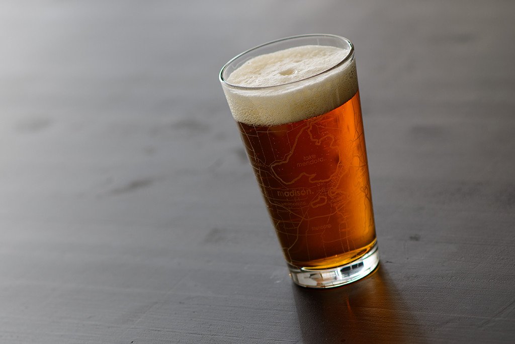 Madison Map Pint Glass - Well Told