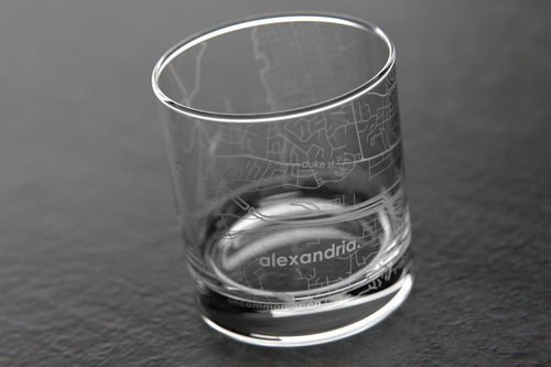 Urban Map Glassware: City Map & City Whiskey Glasses - Well Told