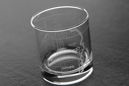 Urban Map Glassware: City Map & City Whiskey Glasses - Well Told