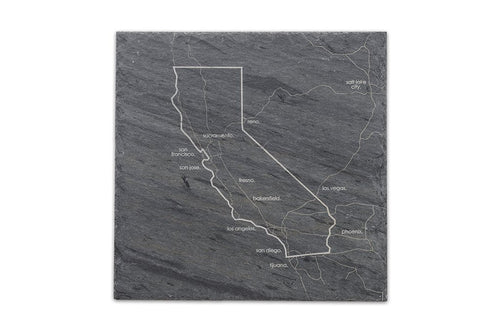 State Map Slate Serving Platter | Large Slate Board - Well Told